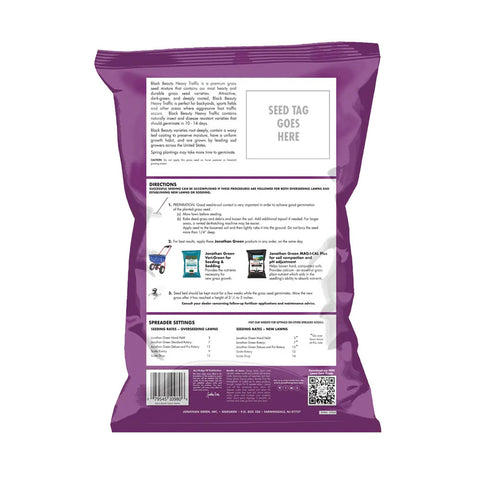 Black Beauty Heavy Traffic Grass Seed | Jonathan Green – LawnCareNut