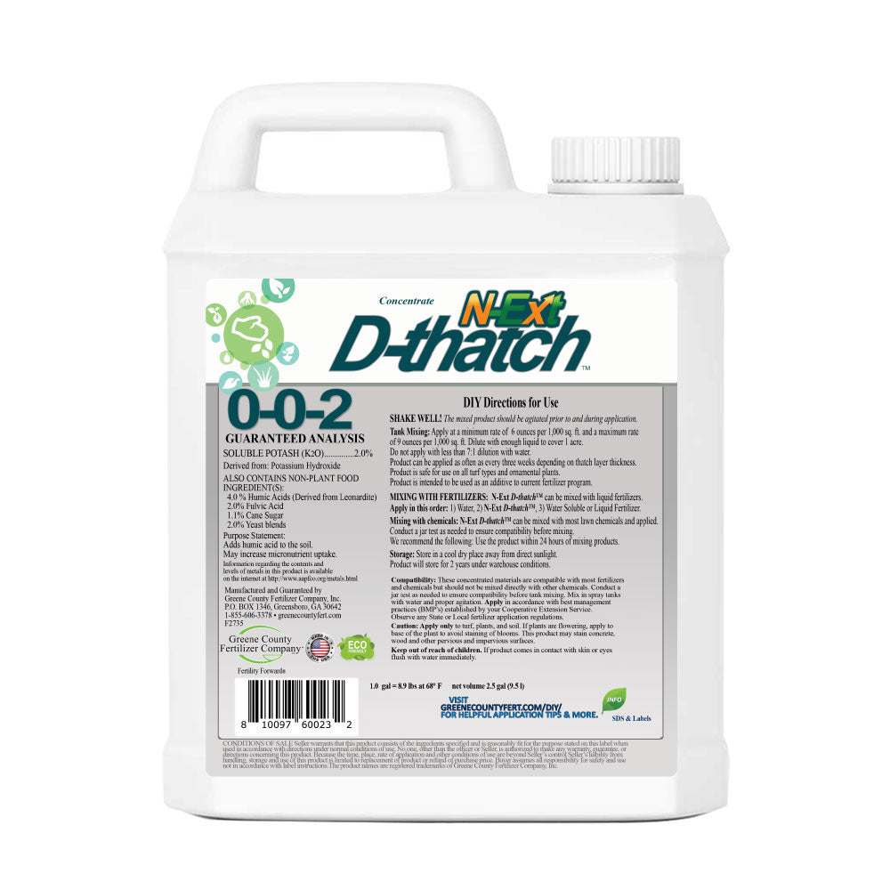 0-0-2 D-thatch - Liquid Dethatch | N-Ext – LawnCareNut